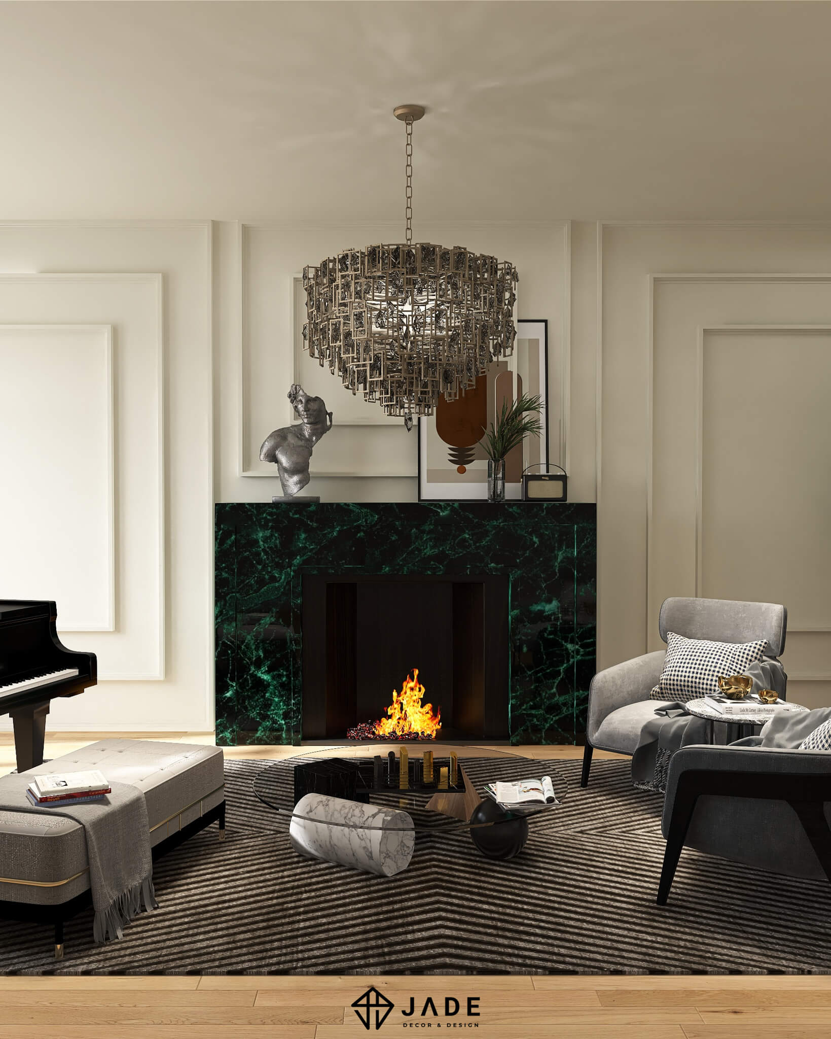 Feature Wall Design - Jade Decor & Design